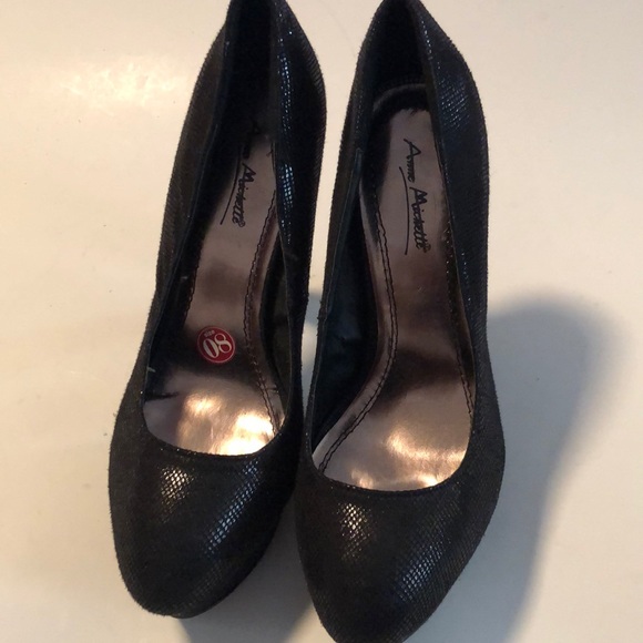 Anne Michelle | Shoes | Anne Michelle Black High Heels Sz 8 | Poshmark